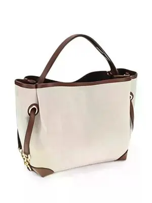 Chloé Clover Logo-print Tote Bag - Neutrals