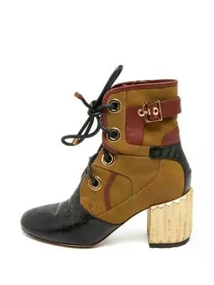 Dior Block Heel Boots For Women