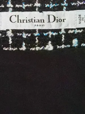 Dior Tweed Wrap Mini Skirt