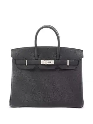 Hermès 25 Togo Birkin Handbag - Black