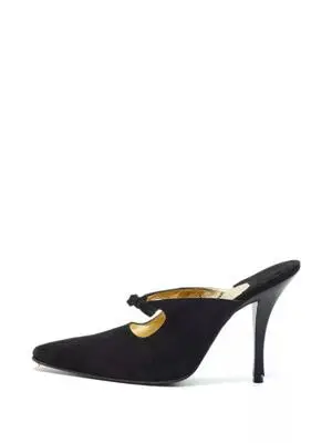FERRAGAMO Bow Detail Heeled Pumps