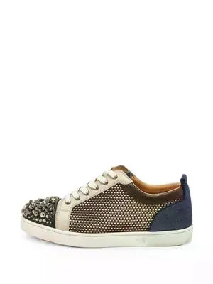 Christian Louboutin Round Toe Sneakers For Men