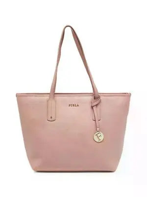 Furla Leather Tote Bag - Pink