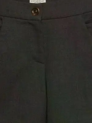 Brunello Cucinelli Wool-blend Straight-fit Trousers
