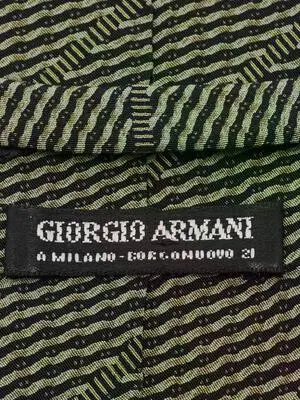 Giorgio Armani Silk Diagonal-stripe Tie