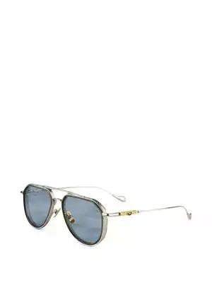 THE GREAT FROG Engraved Pilot-frame Sunglasses