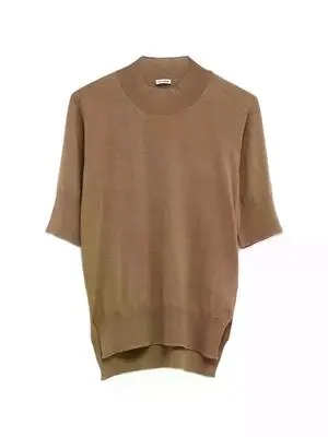 JIL SANDER Knitted Crew Neck T-shirt