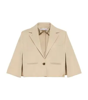 Max Mara Cotton Gabardine Water-repellent Cape