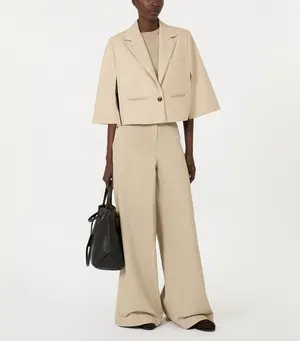 Max Mara Cotton Gabardine Water-repellent Cape