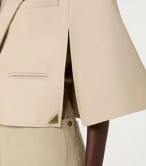 Max Mara Cotton Gabardine Water-repellent Cape