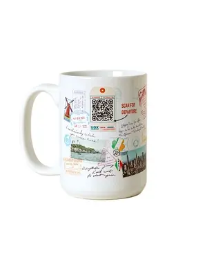 UNCOMMON GOODS Travel The World In 365 Days Qr Mug - Multi