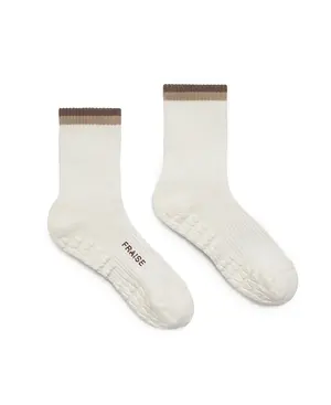 FRAISE Fraise Striped Crew Grip Sock Malt