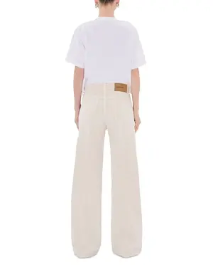 HAIKURE Clara Velvet Pier Wide Leg Jeans