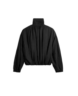 NOCTURNE High-neck Gathered Jacket