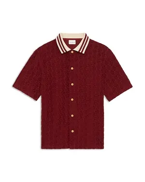 Drole De Monsieur Monogram Shirt - Wine