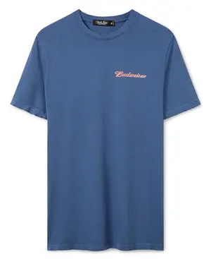 Junk Food Clothing Budweiser Baseball Bats Vintage Tee - True Navy