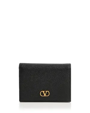 Valentino Garavani Vlogo Leather Bifold Wallet