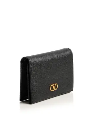 Valentino Garavani Vlogo Leather Bifold Wallet