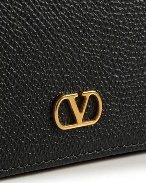 Valentino Garavani Vlogo Leather Bifold Wallet
