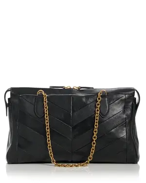 Valentino Garavani Panthea Vlogo Medium Leather Shoulder Bag