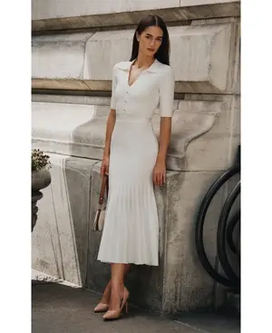 Herve Leger The Adele Midi Dress