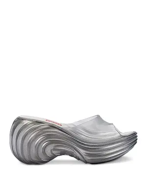 Melissa Diesel Platform Sandals - Transparent