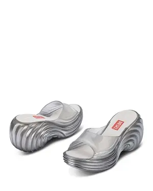 Melissa Diesel Platform Sandals - Transparent