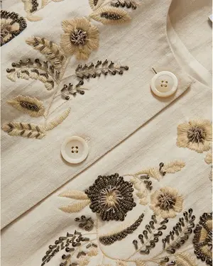 Veronica Beard Emeren Embroidered Jacket
