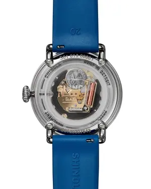 Shinola Runwell Detrola 41mm Watch With Rubber Strap