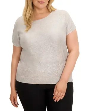 NIC+ZOE Glazed Featherknit Sweater