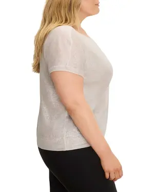 NIC+ZOE Glazed Featherknit Sweater