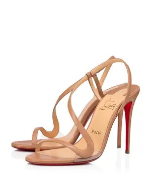 CHRISTIAN LOUBOUTIN Rosalie 100mm Stiletto Sandals - Beige