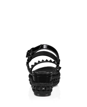 CHRISTIAN LOUBOUTIN Pyraclou 60mm Studded Espadrille Sandals