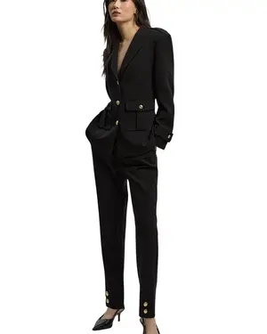 Karen Millen Military Straight Leg Trousers