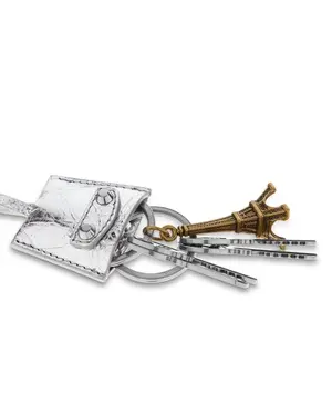 Balenciaga Le City Charm Eiffel Metallized