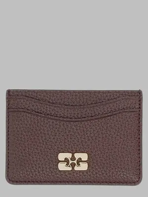 GANNI Bou" Cardholder - Brown