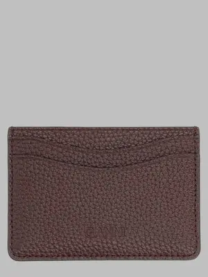 GANNI Bou" Cardholder - Brown