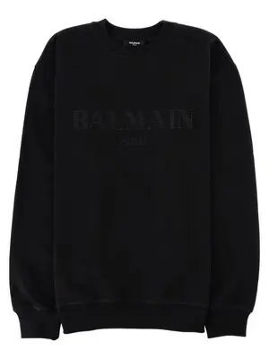 Balmain Embroidered Sweatshirt - Black