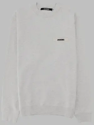Jacquemus Felpa Con Logo - Grey