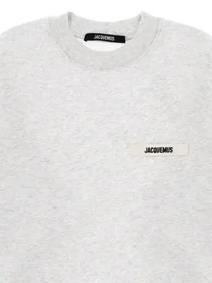 Jacquemus Felpa Con Logo - Grey