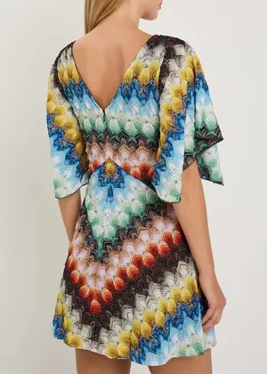Missoni Patterned Lace Mini Dress
