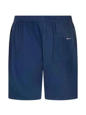 Kiton Logo Embroidered Shorts