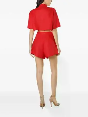 MIA PECULIAR Tailored Linen Shorts
