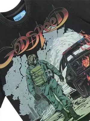GODSPEED Khaos Graphic-print T-shirt - Black