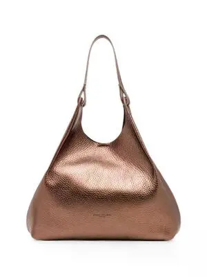 GIANNI CHIARINI Large Leather Shoulder Bag - Brown
