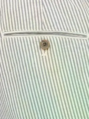MYTHS Striped Cotton Shorts