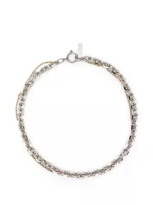 JUSTINE CLENQUET Dana Layered-chain Necklace - Silver