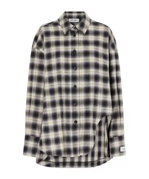 Attico Plaid Shirt - Gray