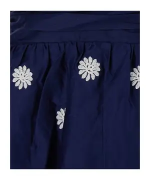 Farm Rio Embroidered Halterneck Dress