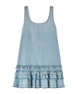 GANNI Dress In Lightweight Denim
